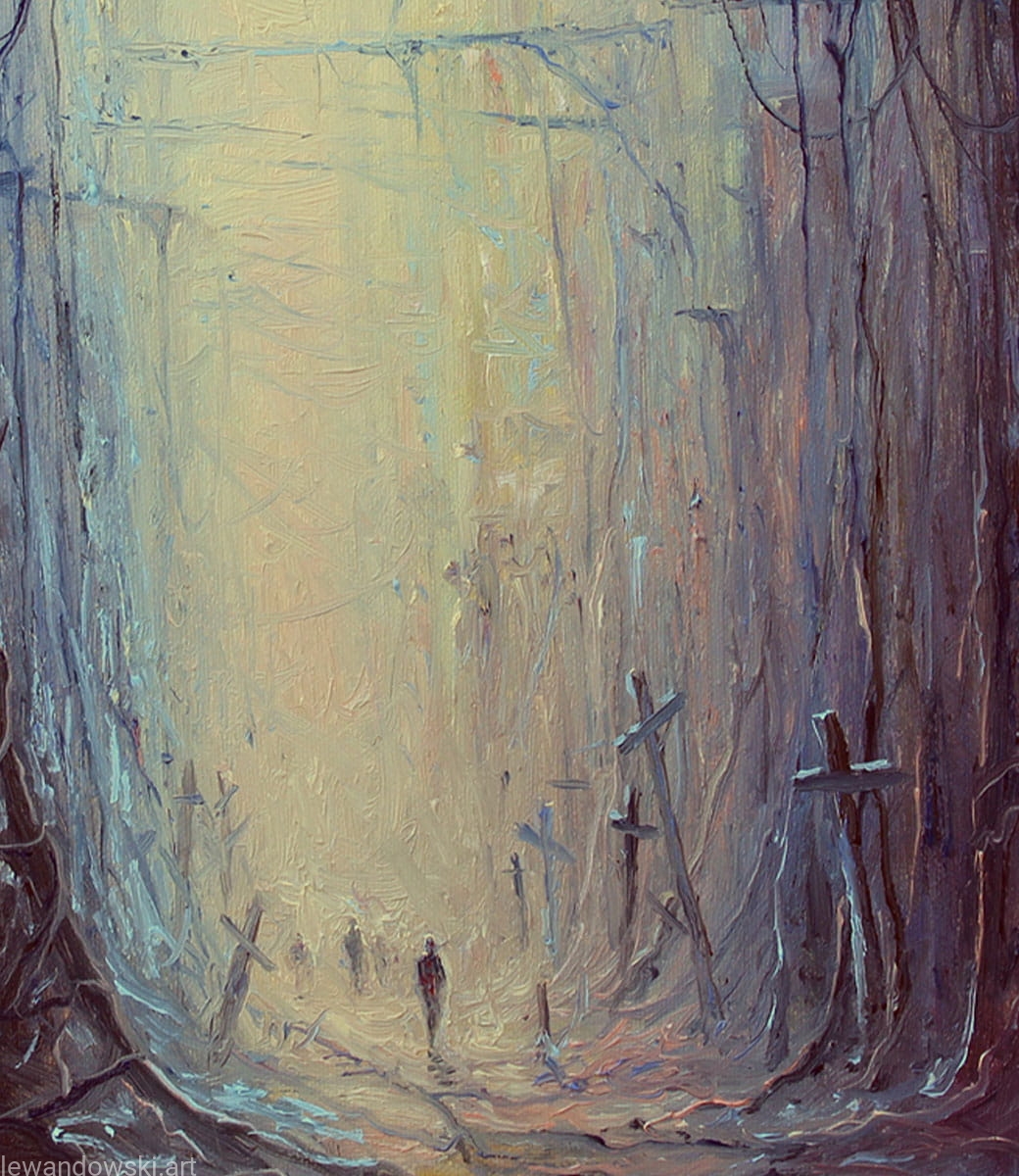 MAGNET: HUMAN WAY 9x12 CM | Mariusz Lewandowski Official Gallery